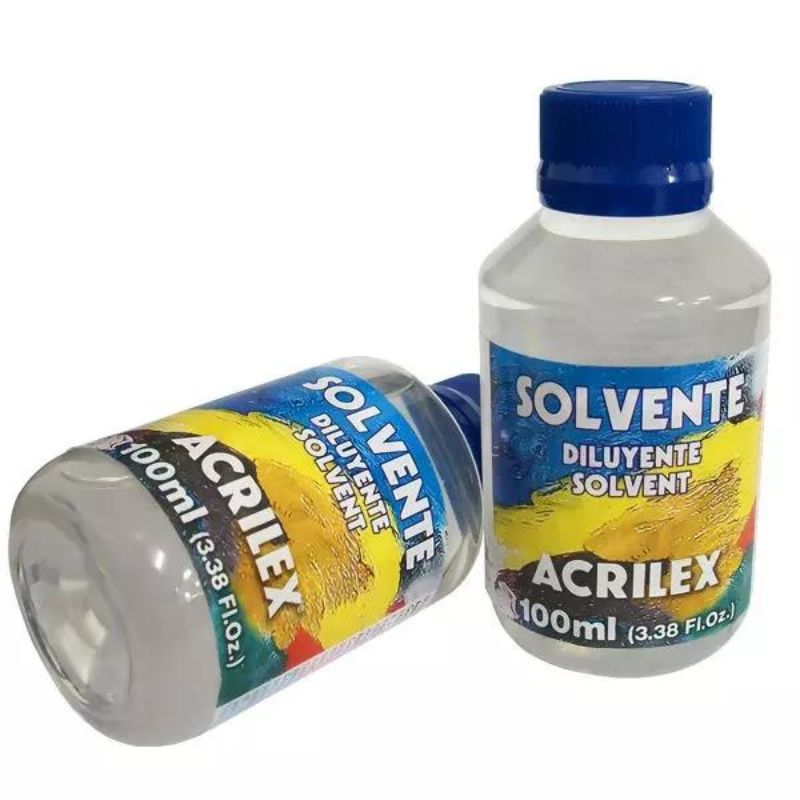 Solvente 100ml Acrilex - Papelaria Central Uberlândia